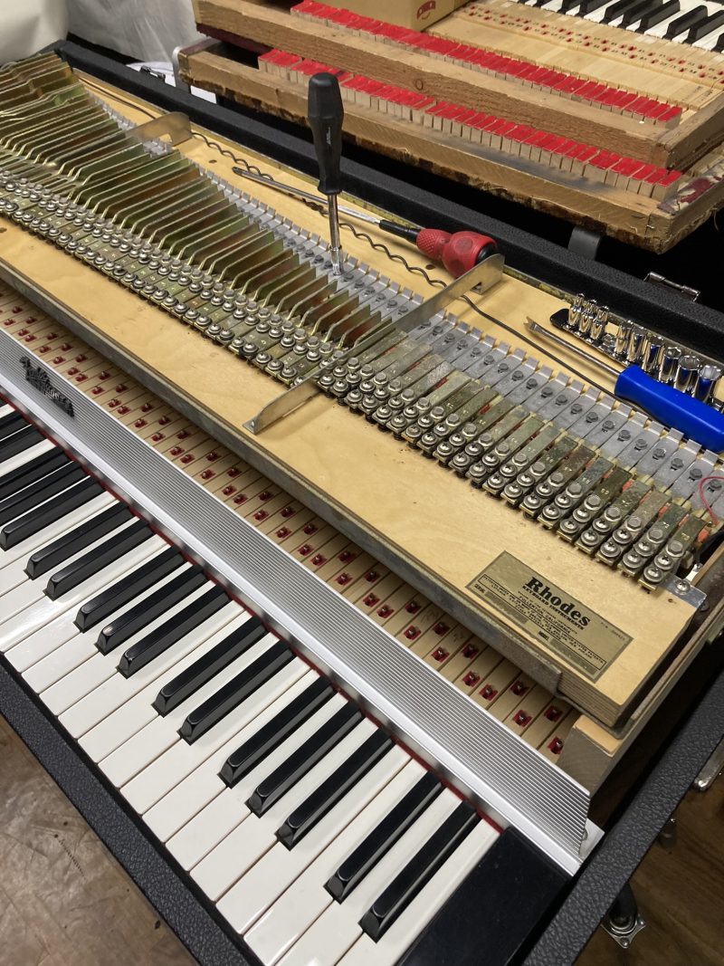 FENDER Rhodes Mark 1 Stage Model Maintenances part2 2023.08.21 ...